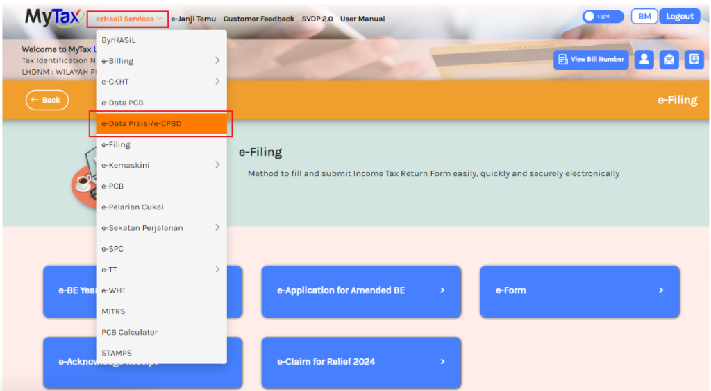 How to Submit Borang E and CP8D 2025 - Pandahrms
