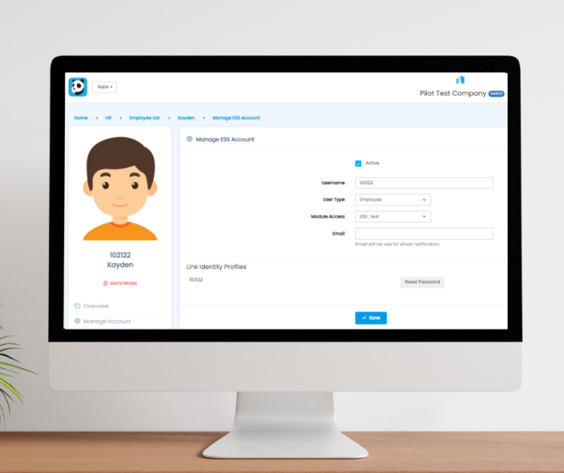 How to Reset Employee Login Password in Pandahrms - Pandahrms